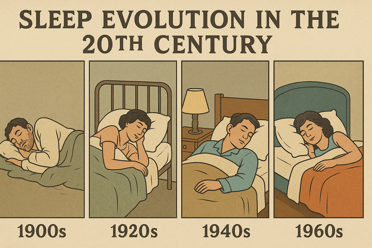 The Evolution of Sleep Quality in the 20th Century – Marine Moon